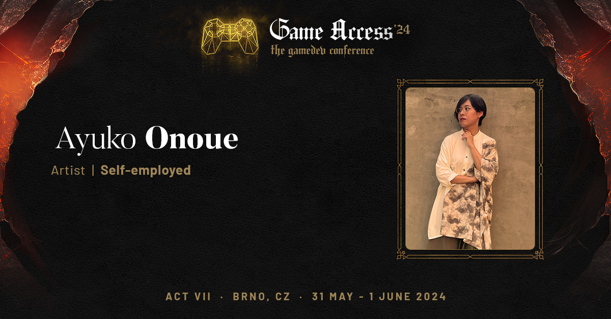 Ayuko Onoue at Game Access Conference '24 | Brno, Czech Republic